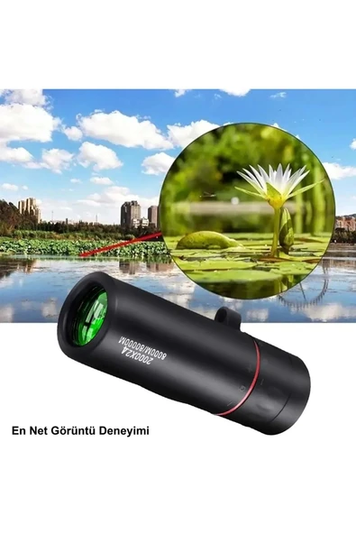 PTTAVM: Plentiful 2000x24 Zoom Monoküler Mini Taşınabilir HD Dürbün Su ...