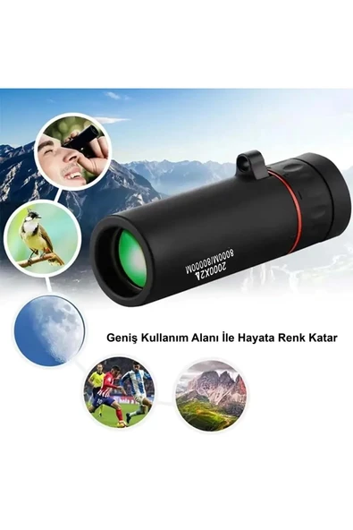 PTTAVM: Plentiful 2000x24 Zoom Monoküler Mini Taşınabilir HD Dürbün Su ...