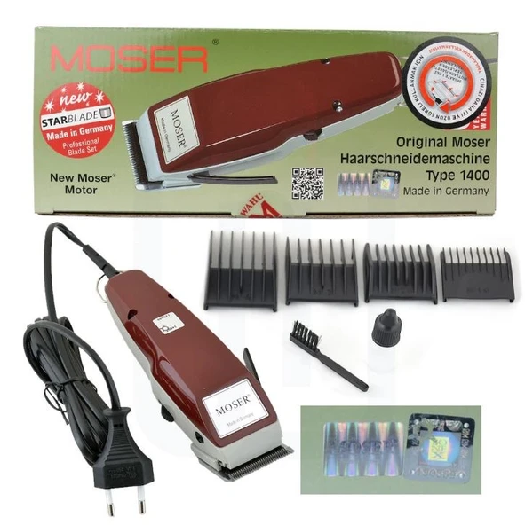 PTTAVM: Moser 1400-0050 Tıraş Makinesi + 4 Tarak
