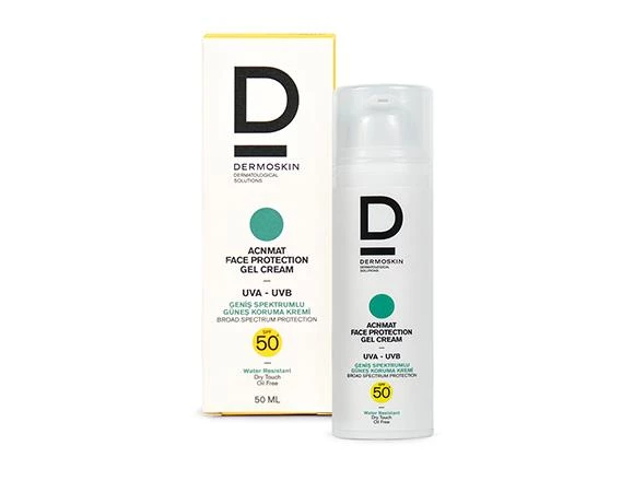 PTTAVM: DERMOSKIN AcnMat SPF 50+ Güneş Koruyucu Jel Krem 50ML 8697796000509