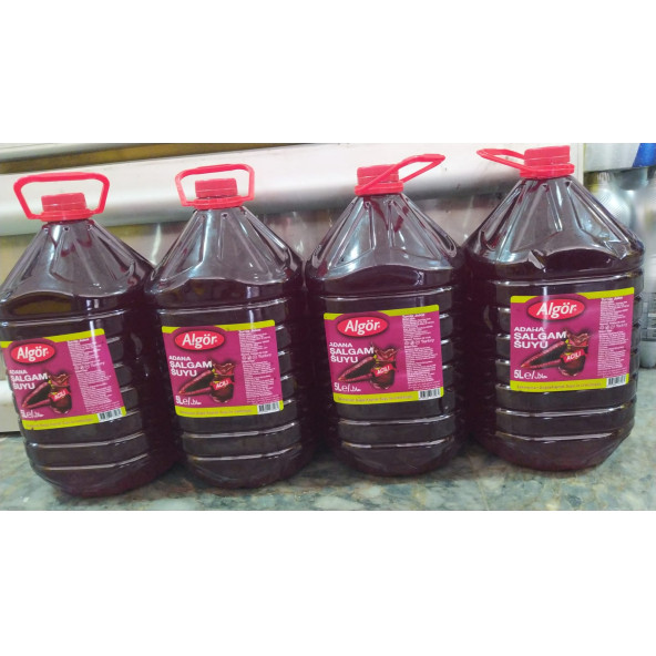 PTTAVM: ALGÖR Şalgam Suyu 5 L Acılı 4X5L KOLİ